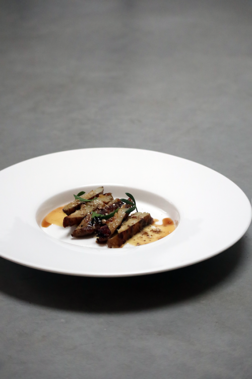 Aardpeer met koffie, witte chocolade & esdoorn